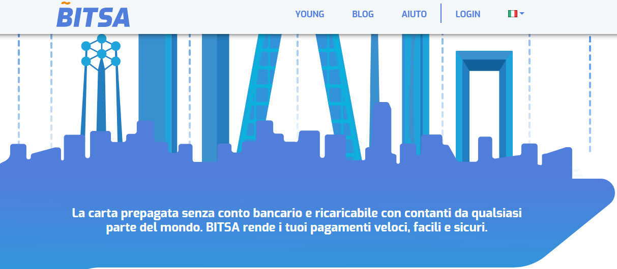 Bitsa: opinioni carta prepagata criptovalute